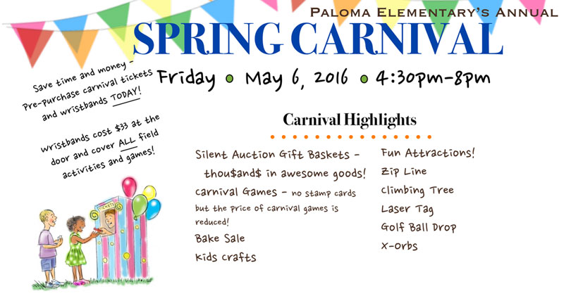2016 Paloma Elementary Spring Carnival